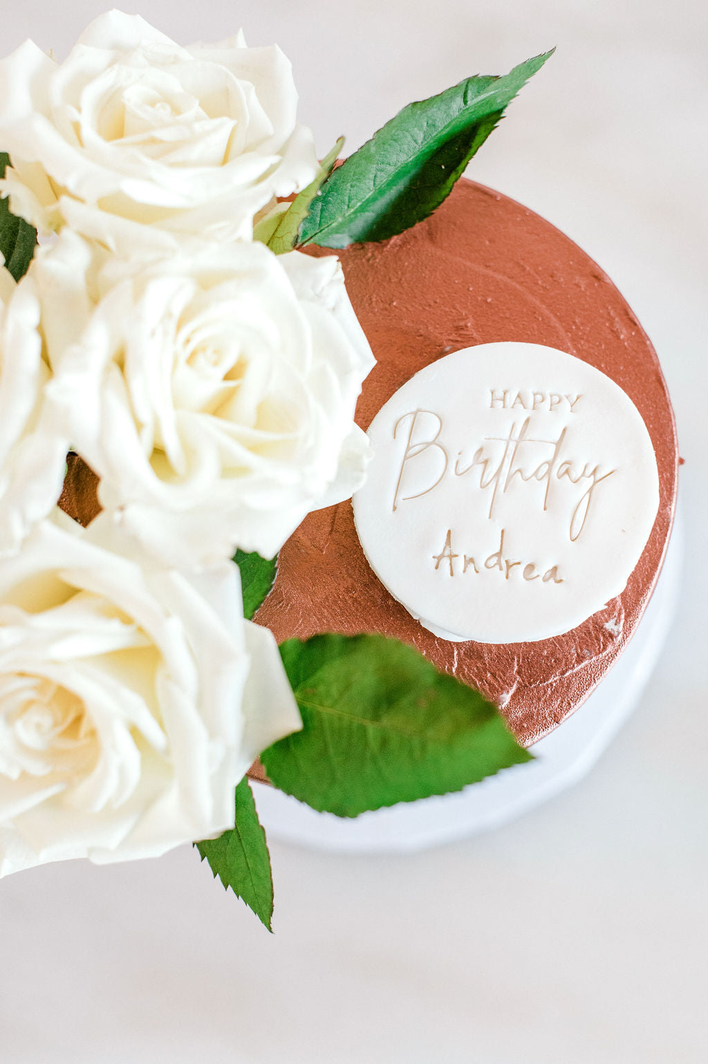 Cake Message Plaque - (Add your message in special instructions field ...